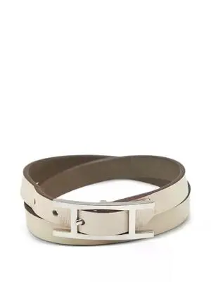 Hermès Behapi Double Tour Bracelet - Neutrals