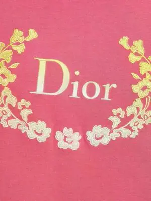 Dior Logo-embroidered T-shirt