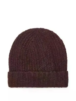 Alanui Finest Logo-patch Beanie Hat - Brown