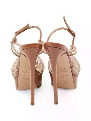 Casadei Crystal-embellished Knot Sandals