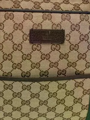 Gucci Sherry Line Gg Monogram Briefcase - Neutrals