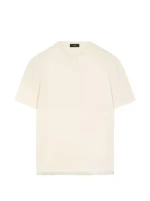 Alanui Logo-embroidered T-shirt - Neutrals