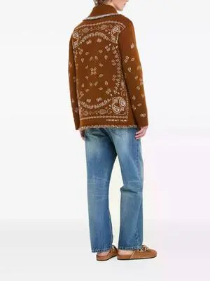 Alanui Bandana-print Cardigan