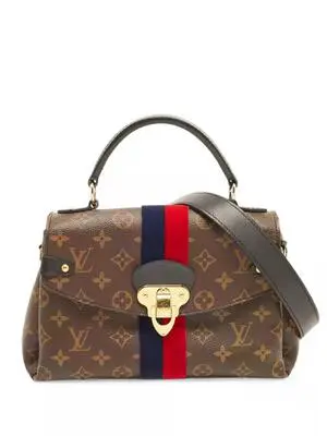 LOUIS VUITTON 2018 Georges Bb Monogram Tote Bag - Brown