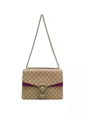Gucci Medium Dionysus Gg Supreme Shoulder Bag - Neutrals
