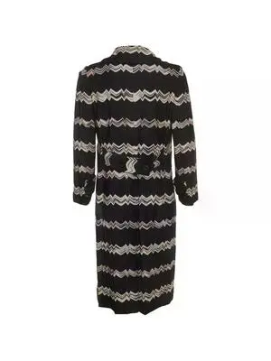 Missoni Double-breasted Chevron Knit Coat