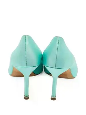 Manolo Blahnik Hangisi Crystal-embellished Pumps