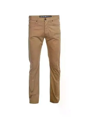 Emporio Armani Belt-loop Pocket Trousers - Neutrals