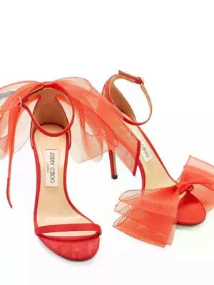 JIMMY CHOO Aveline New Bow Sandals
