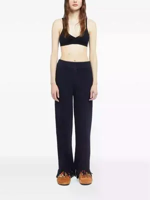 Alanui Finest Fringed-hem Trousers