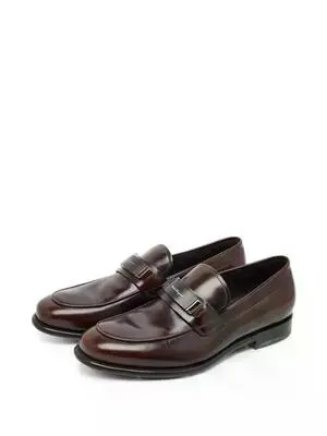 FERRAGAMO Logo-plaque Penny Loafers