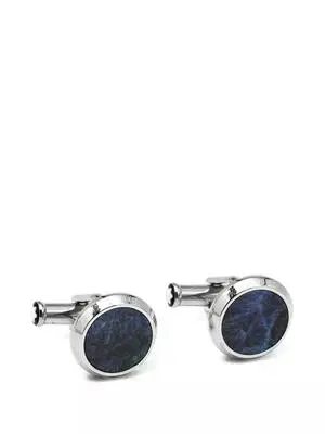 Montblanc Sodalite Stainless Steel Cufflinks - Silver