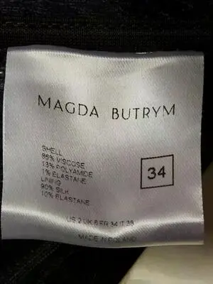 Magda Butrym Strapless Lamé Maxi Dress