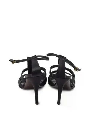 Fendi Studded T-strap High Stiletto Heeled Sandals