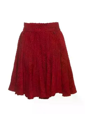 Dolce & Gabbana Crepe Fil Coupé Mini Skirt
