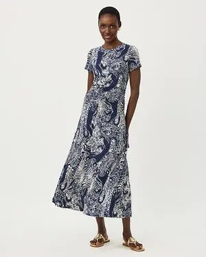 Lilly Pulitzer® Upf 50+ Alma Midi Dress - Navy