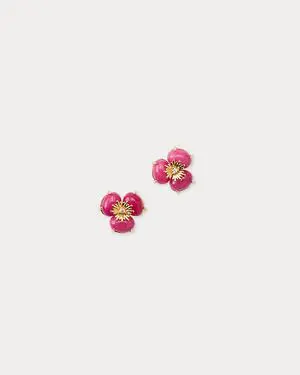 Lilly Pulitzer® Camouflage Catwalk Earrings - Pink Aster