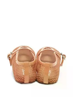 Alaïa Buckle-fastening Ballet Flats - Neutrals