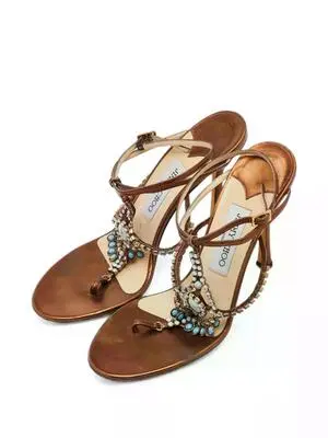 Axel Arigato Embellished T-strap Stiletto Sandals