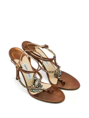 Axel Arigato Embellished T-strap Stiletto Sandals