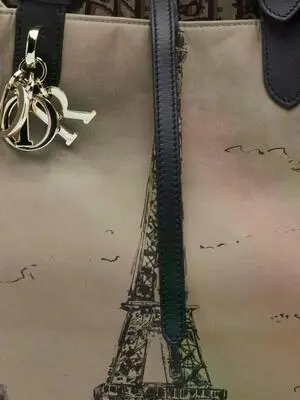 Dior Paris Eiffel Tower Tote Bag - Neutrals