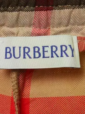 Burberry Check Wide-leg Trousers