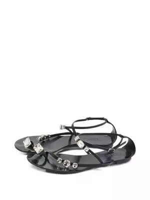 Casadei Crystal-embellished Ankle-strap Sandals