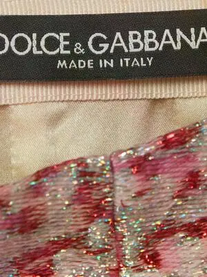 Dolce & Gabbana Jacquard Mini Skirt