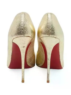 CHRISTIAN LOUBOUTIN So Kate Foil-leather Pumps