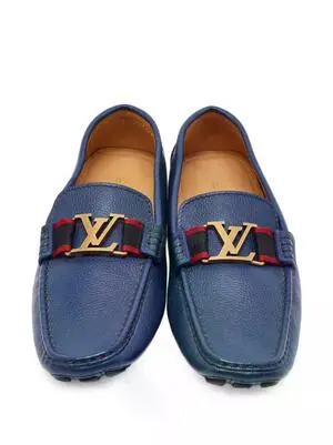 LOUIS VUITTON Monte Carlo Leather Loafers
