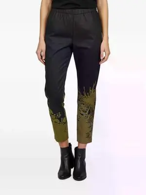 Dries Van Noten Printed Tapered Trousers