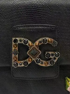 Dolce & Gabbana Dg Millennials Patch Embellished Shoulder Bag