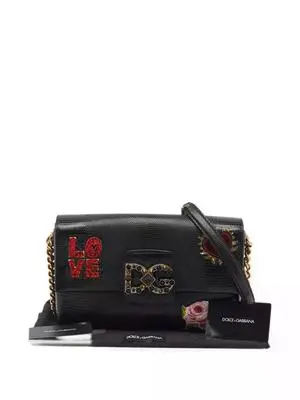 Dolce & Gabbana Dg Millennials Patch Embellished Shoulder Bag