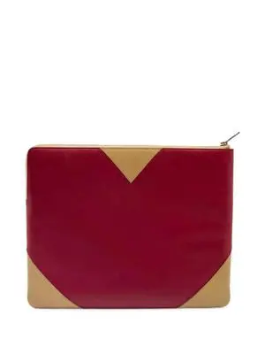 Celine Heart-motif Zip-fastening Clutch Bag