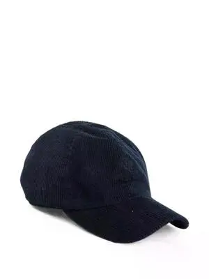 Loro Piana Storm System Corduroy Baseball Cap - Blue