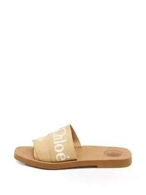Chloé Woody Open-toe Sandals - Neutrals