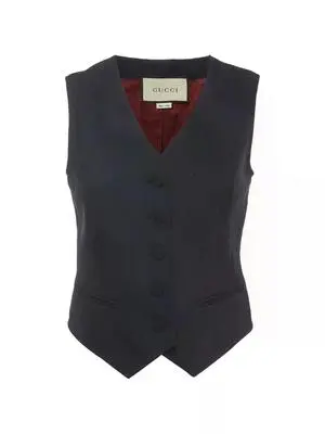 Gucci V-neck Buttoned Waistcoat