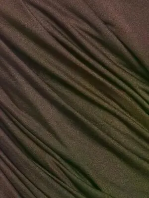 CHATS BY C.DAM Asymmetric Ruched Maxi Dress
