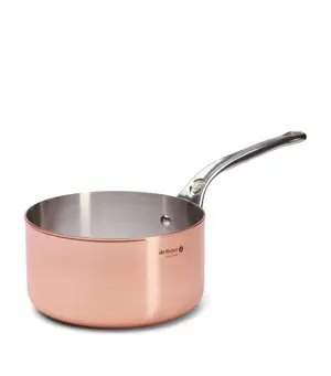 DE BUYER Copper Prima Matera Saucepan And Lid - Metallic