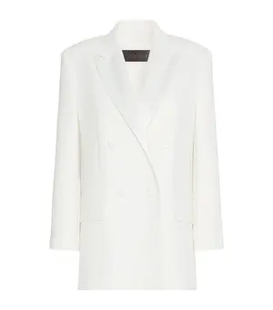 Max Mara Double-breasted Blazer - White
