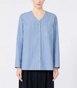 Max Mara Cotton Stripe Shirt