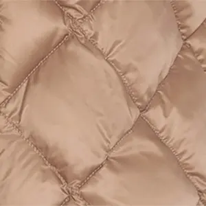 Max Mara Down-filled Diamond Quilted Puffer Gilet With Logo Drawstrings - Beige