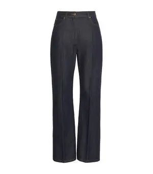 Max Mara Cotton Chambray Trousers