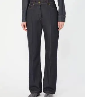 Max Mara Cotton Chambray Trousers