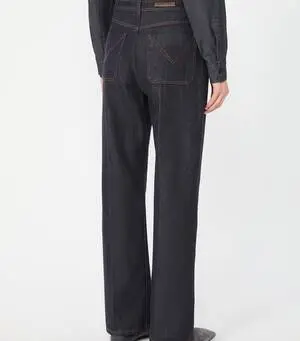 Max Mara Cotton Chambray Trousers