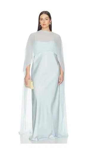 L'academie Evolet Gown In Blue