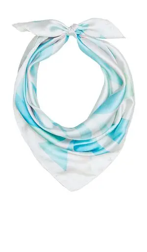 FRASIER STERLING Groovy Gal Scarf In Blue - Ocean