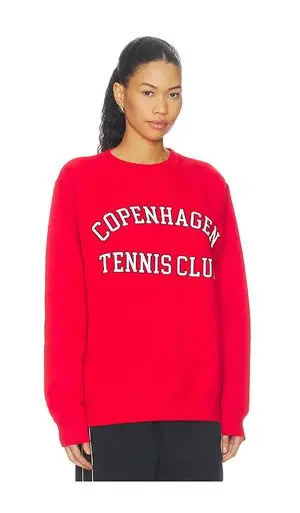 DEPARTURE Copenhagen Tennis Club Sweatshirt - Red