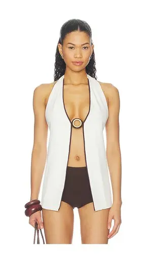 BAOBAB Bianca Vest - Cappuccino