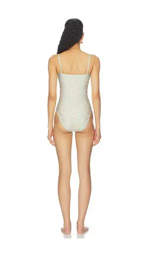 Agua Bendita Embellished One Piece